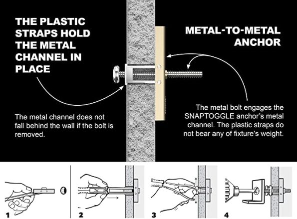 Can you Use Toggle Bolts for Grab Bars? - GrabBars.com