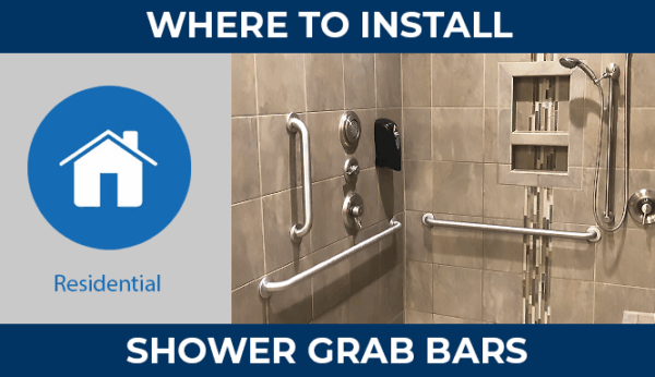 Residential Shower Grab Bar Placement Guide - GrabBars.com