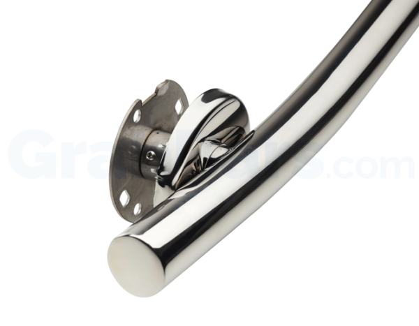 What is a polished grab bar?