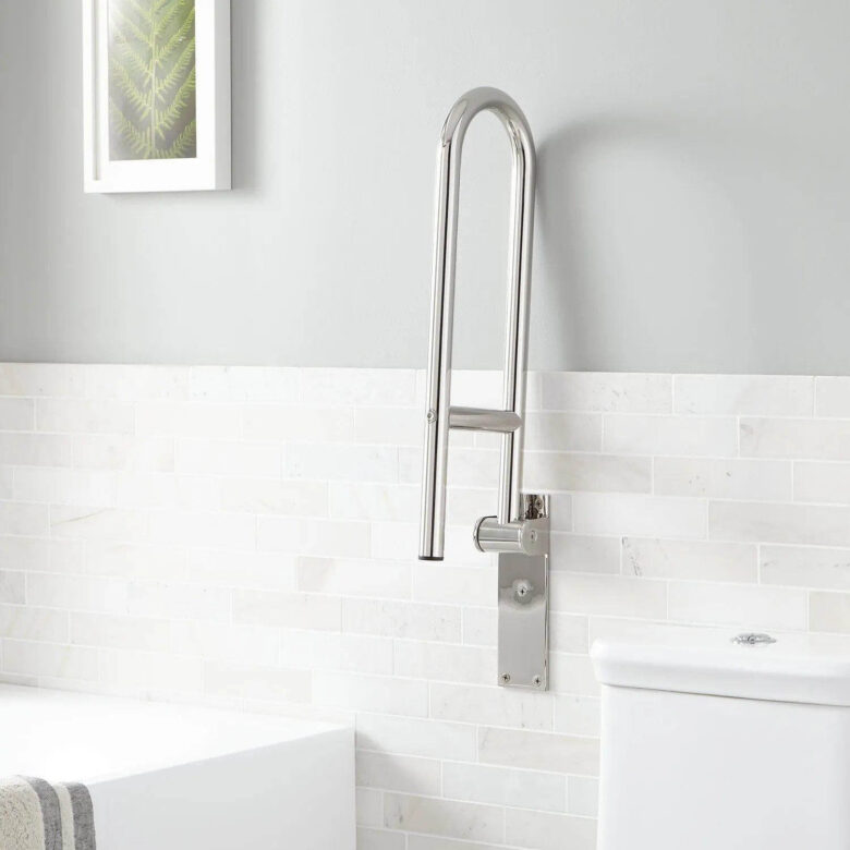 What is a Swing-Up Grab Bar? - GrabBars.com