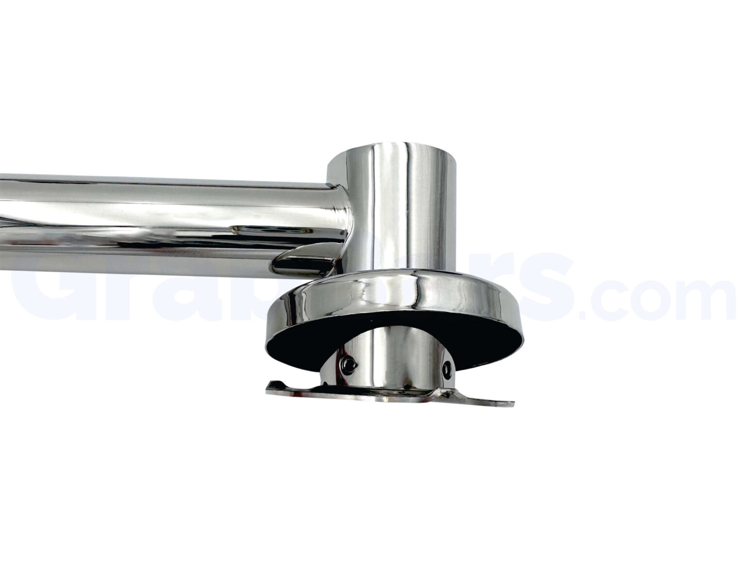 Helios Grab Bar - Flange Cover - Polished - GrabBars.com